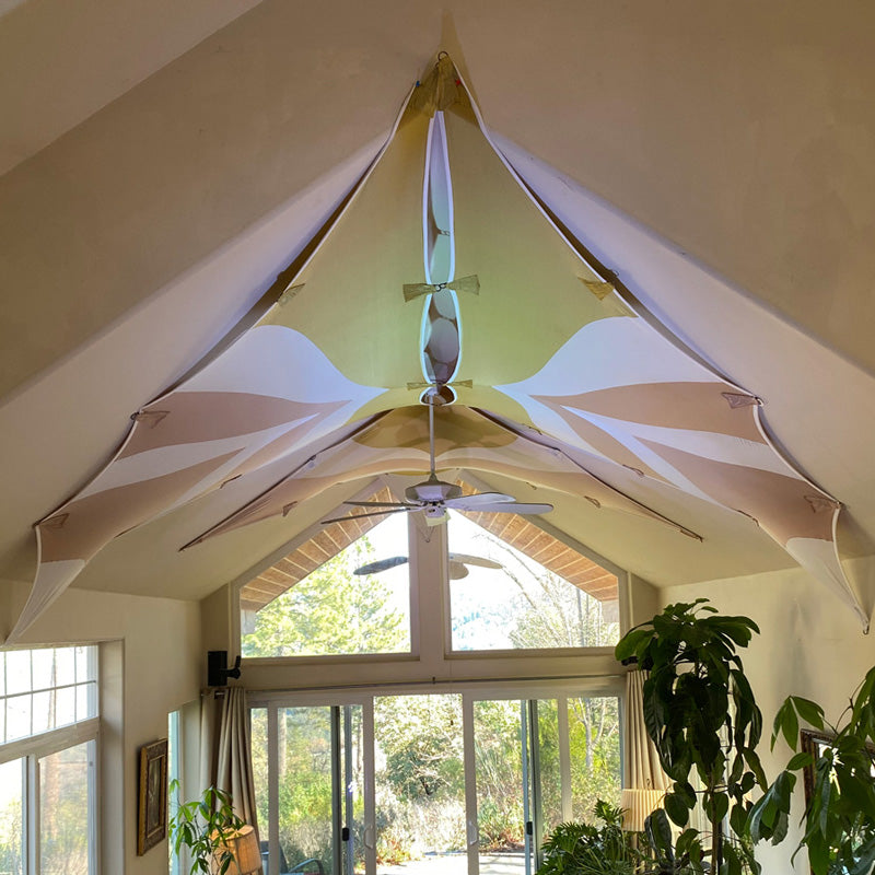 Lotus Panel (small)- White Gold